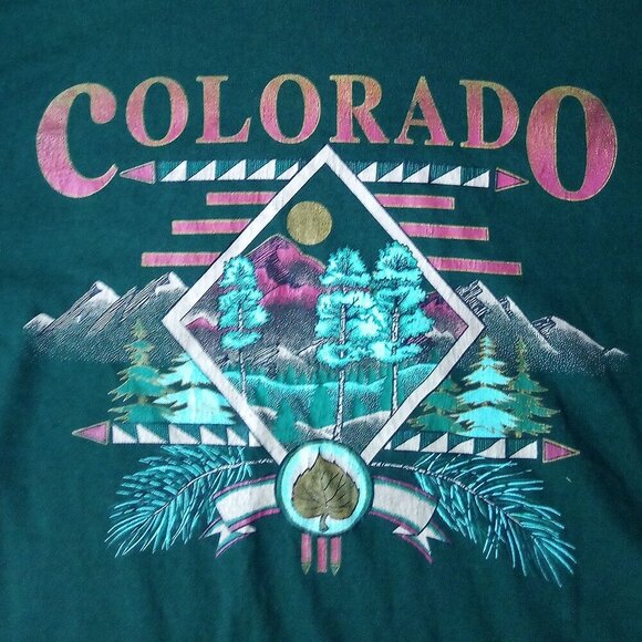 Fruit of the Loom | Shirts | Vintage 9s Colorado Crest Emblem Graphic ...